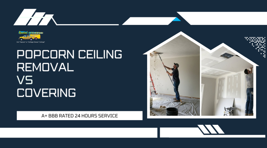 Popcorn Ceiling Removal vs Covering in Inland Empire Homes
